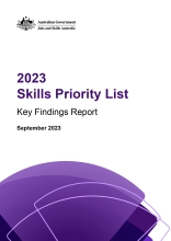Skills Priority List Key Findings Report 2023 | Jobs and Skills Australia