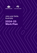 2024-25 Work Plan | Jobs and Skills Australia